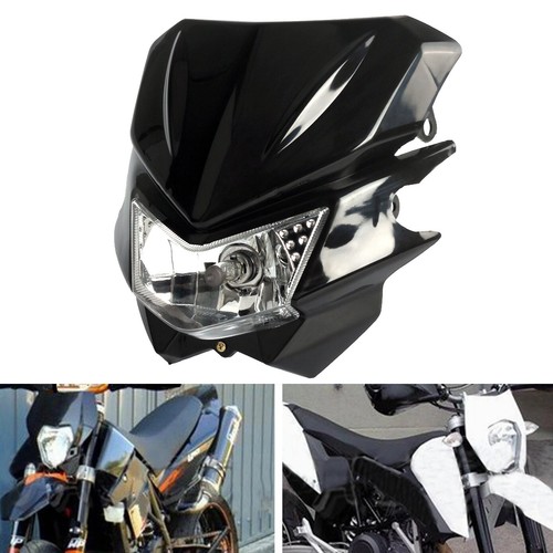 Motorcycle Headlight Fairing Hi/low Beam Dual Light For Street Fighter ...