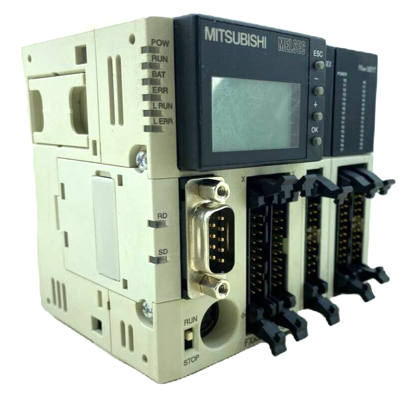 MITSUBISHI ELECTRIC FX3UC-32MT-LT PLC & FX2NC-32EYT & FX2NC-16EX PLC ...