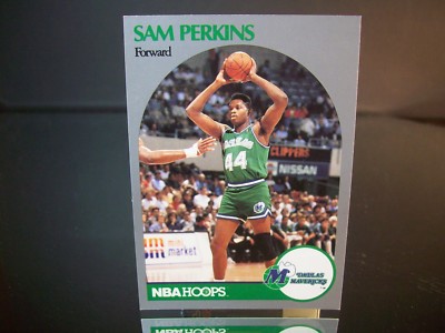 Sam Perkins NBA Hoops 1990 Card #87 Dallas Mavericks Basketball | eBay