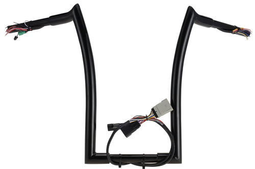 TIGERSGATE 12" Pre-Wired Ape Hanger Handlebars for Harley Road Glide 08 ...