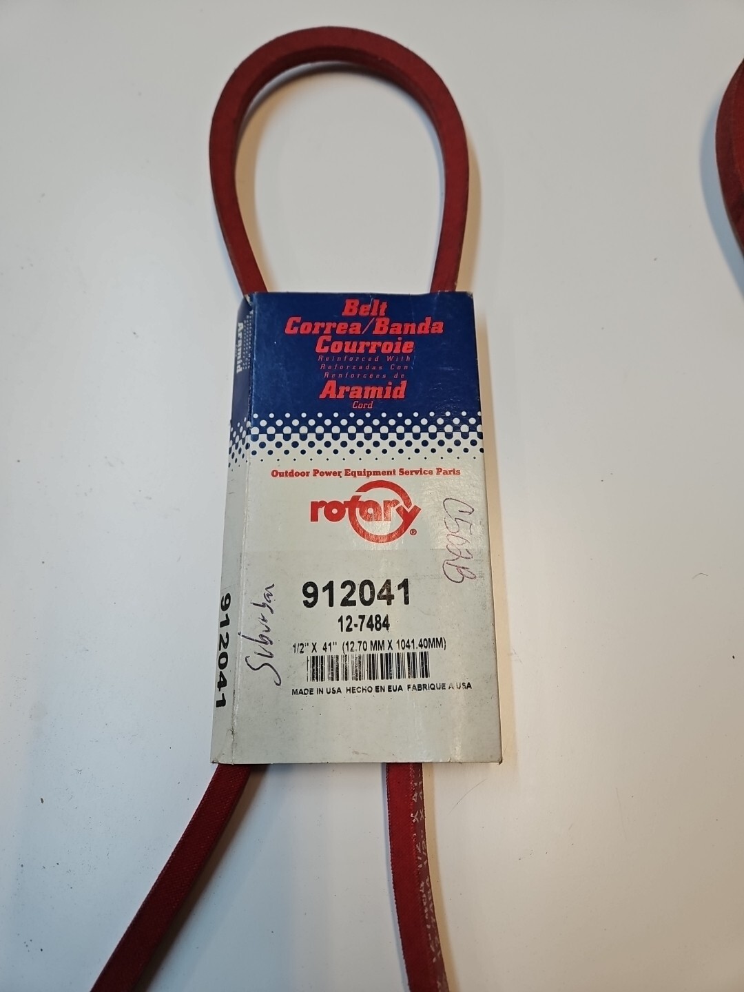 Rotary 912041 12-7484 1/2" x 41" Lawn Mower Drive Belt | eBay