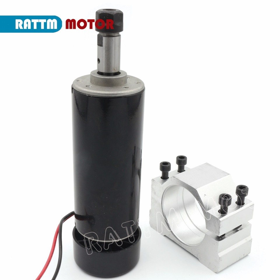 ER11 Chuck CNC 500W Spindle Motor with 52mm Clamps and Power Supply ...