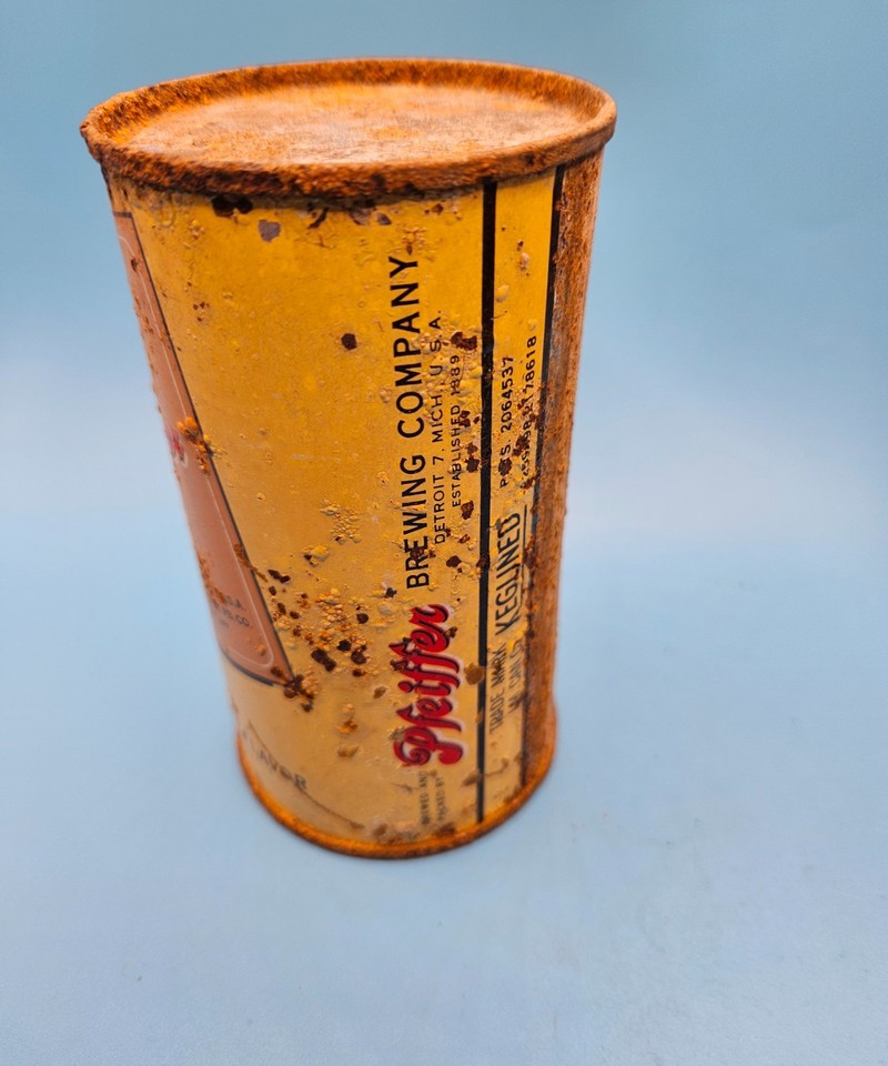 Pfeiffer's Famous IRTP Flat Top Beer Can - Pfeiffer Brewing, Detroit ...