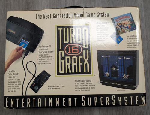 Turbo GrafX 16 Entertainment SuperSystem Console Complete In Box NEC | eBay