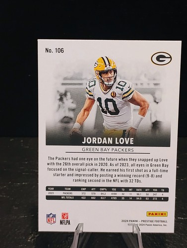 2024 Jordan Love Panini Prestige Football #106 Green Bay Packers | eBay