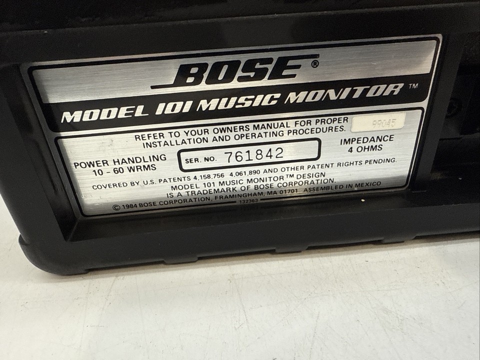 Pair of Bose Model 101 Series Music Monitor Indoor/Outdoor Speakers | eBay