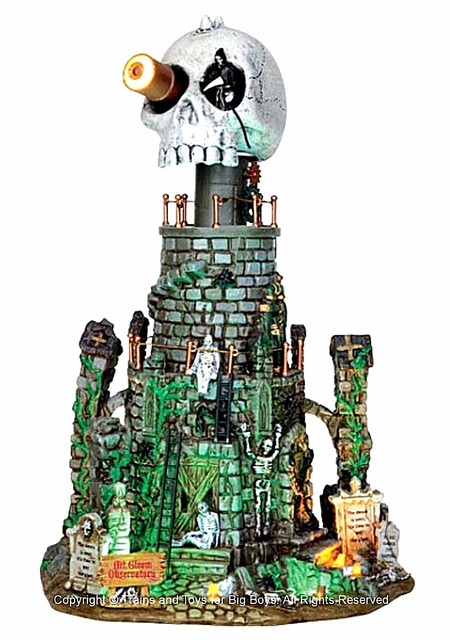Lemax Spooky Town MT Gloom Observatory 45672 NRFB Halloween Sights ...