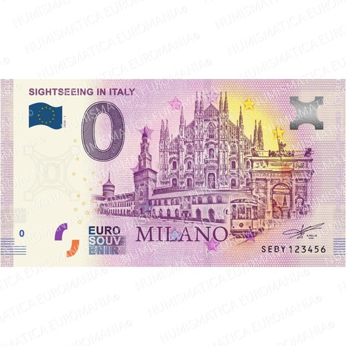 0 € Zero Euro Souvenir Banknote Italy 2020 - Sightseeing In Italy ...
