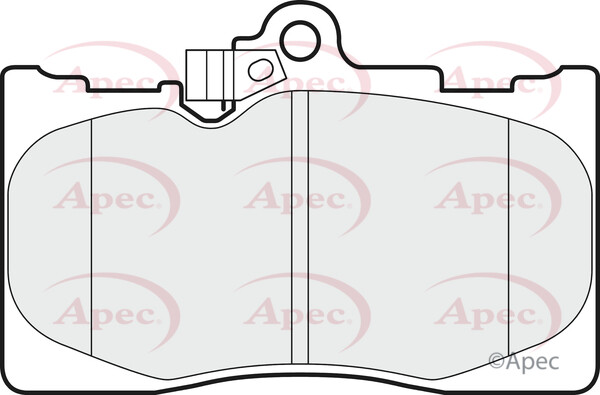 Front Brake Pads for Lexus GS Genuine Apec PAD1493 for sale online | eBay