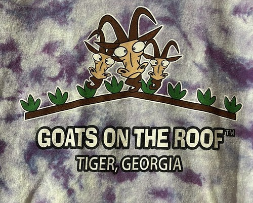 Goats on the Roof, Tiger, Georgia: Gildan Cotton Short Sleeved T-Shirt ...