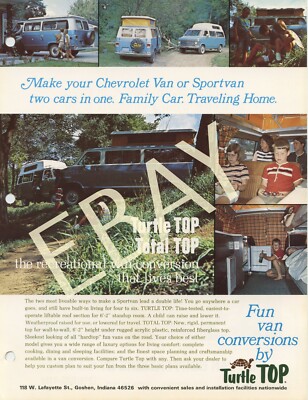 TURTLE TOP Van Conversion Chevrolet 118 W Lafayette St Goshen IN 1971 ...