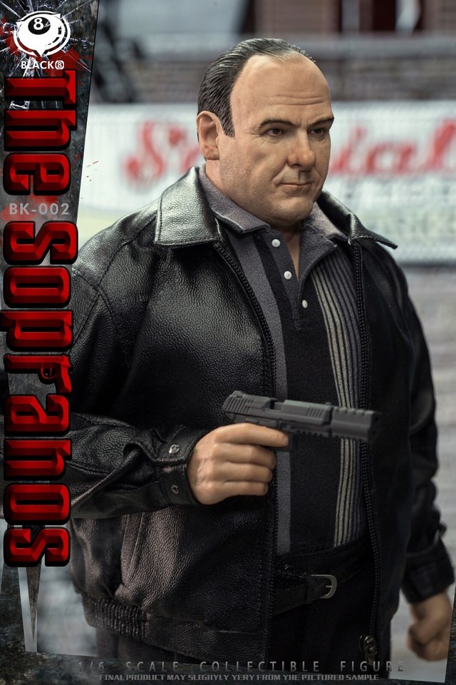 New BLACK 8 STUDIO BK-002 1/6 Tony Soprano Collectible Action Figure In ...