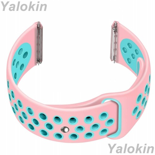 Pink and Teal Sport Fitness Band Strap for Fitbit Versa with Quick ...