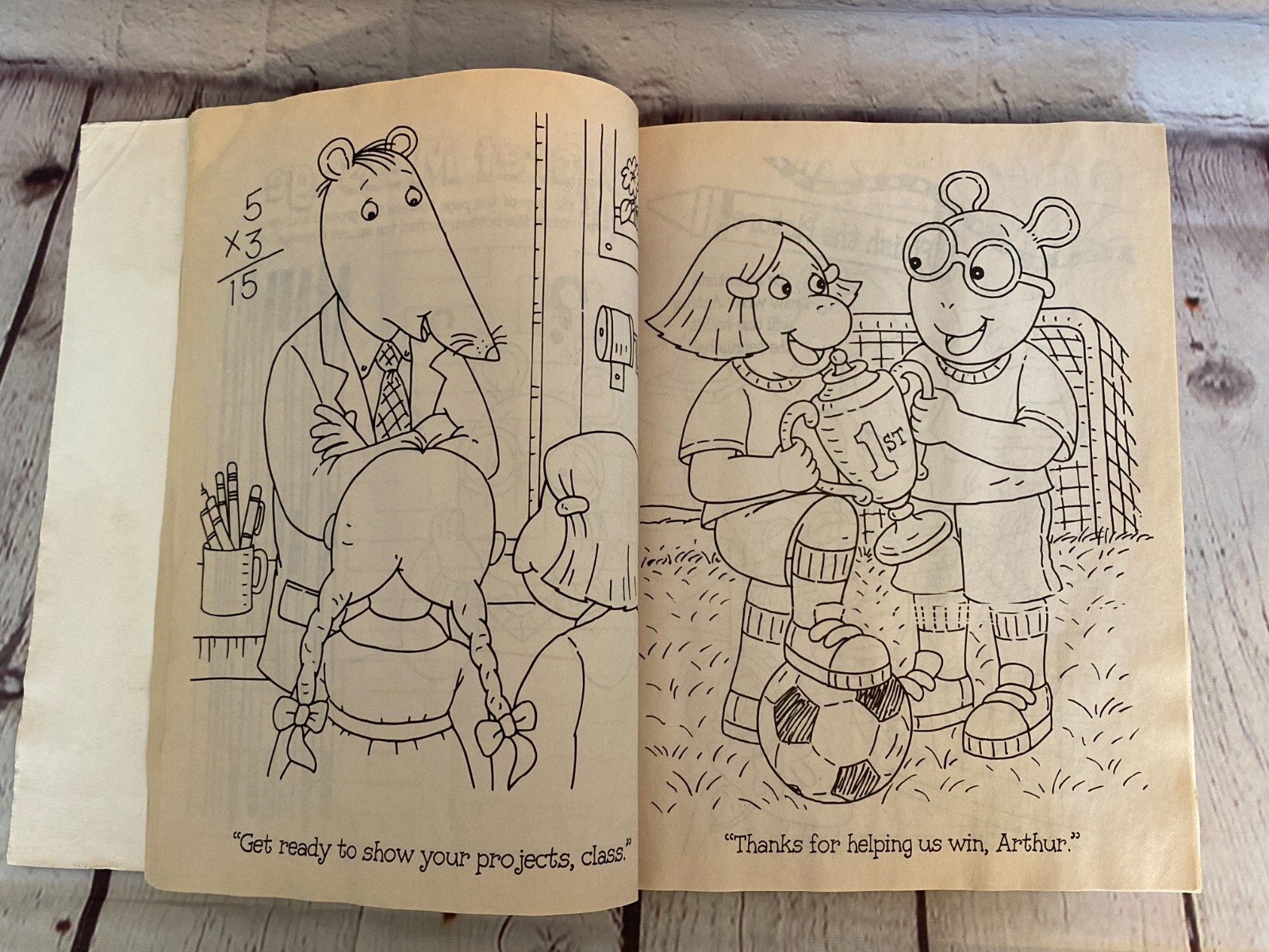 Arthur Jumbo Color & Fun Book 2006 Mark Brown by Bendon Publishing ...