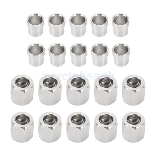 For Lowrider Hydraulics 3/8" stainless steel hard line 10Set #6 Nuts ...