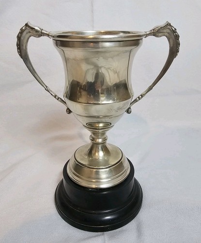 UNENGRAVED vintage silver plate trophy, loving cup, trophies, trophy 23 ...