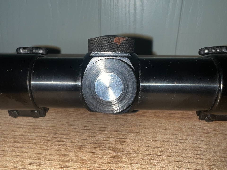 Weaver Marksman 4x Steel Tube Crosshair 1" Rifle Scope w/ Weaver Mount ...