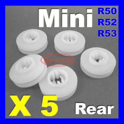 MINI REAR WHEEL ARCH TRIM FASTENERS CLIPS R50 R52 R53 Cooper S One ...