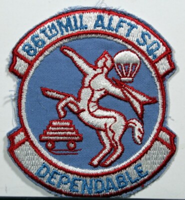 USAF 86th Military Airlift Squadron Full Color Insignia Emblem Crest ...