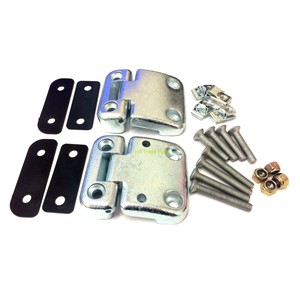 LAND ROVER DEFENDER 90 110 130 NEW FRONT LHS DOOR HINGES, FULL N/S ...