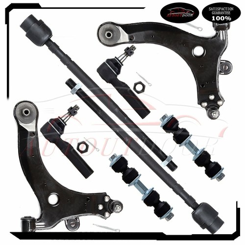 For 2000-13 Chevy Impala 8PCS Front Lower Control Arm Sway Bar Tie Rod ...