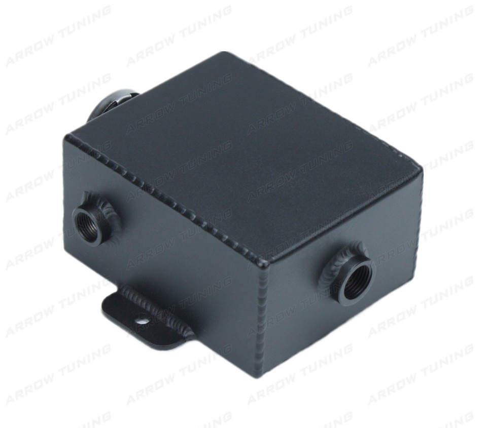 1.2L Universal Aluminum Radiator Coolant Expansion Overflow Header Tank ...