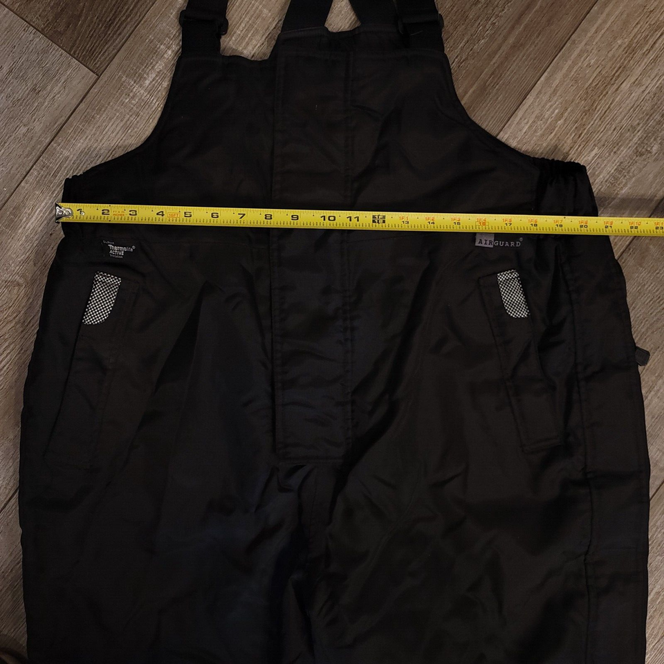 Castle Mens Thermolite Insulated Snowmobile Bibs Airguard Reflect Black ...