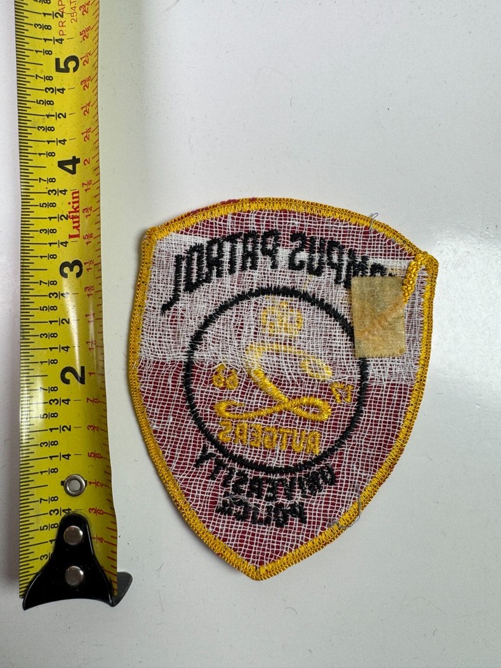 Rutgers University Campus Patrol New Jersey NJ 3.5" Patch G7 | eBay