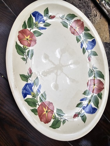 Shenandoah Ware Floral Oval Serving Platter Vintage Made In USA | eBay