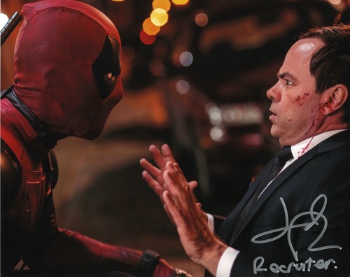 Deadpool- Jed Rees, The Recruiter signed 8x10 photo | eBay