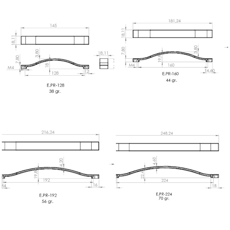 Bow Drawer Handles For Kitchen Cabinet Handle Wardrobe Modern ...