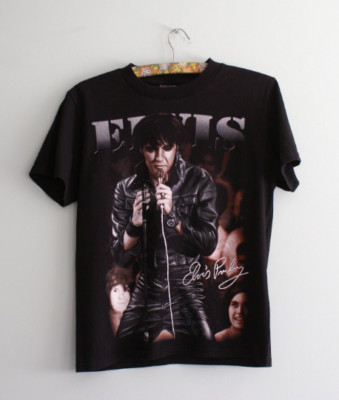Elvis Presley Vintage T-shirt, Elvis Presley Autograph T-shirt, Band ...