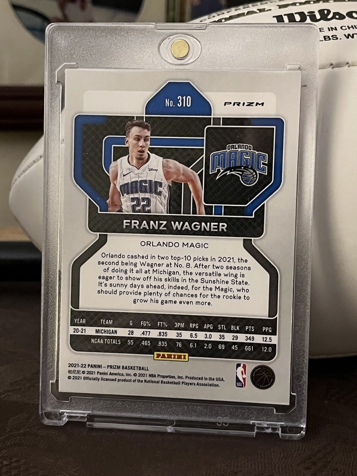 2021-22 PRIZM FRANZ WAGNER RED CRACKED ICE ROOKIE CARD SP | eBay