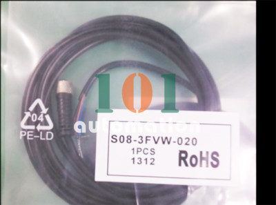 1PCS NEW for Contrinex Plug cable S08-3FVW-020 | eBay