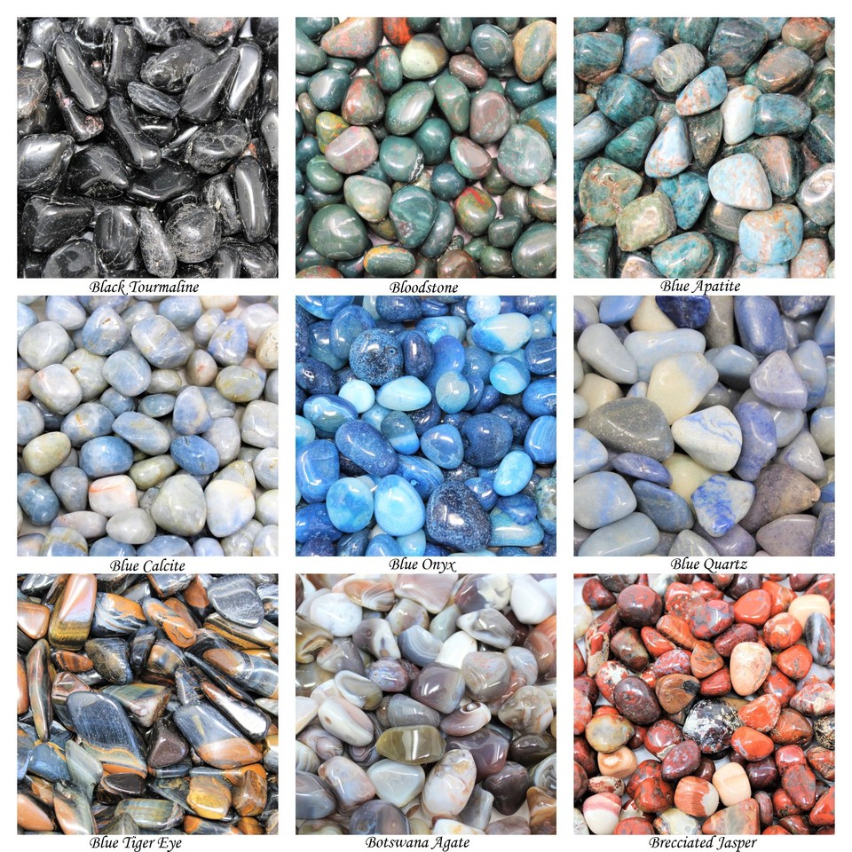 Tumbled Stones 1/4 lb (4 oz) Bulk Lot – Choose 130+ Crystal & Gemstone ...