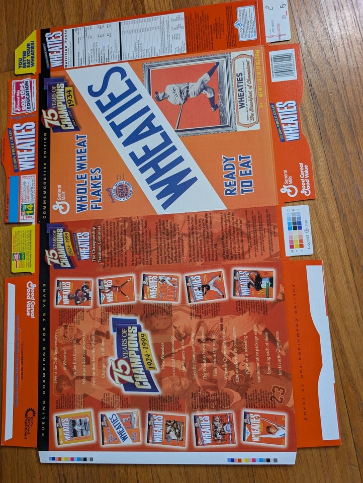 Vintage Wheaties Cereal Box Lot of 48 1990's Sports/Olympics | eBay