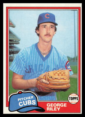 1981 Topps #514 George Riley RC Chicago Cubs | eBay