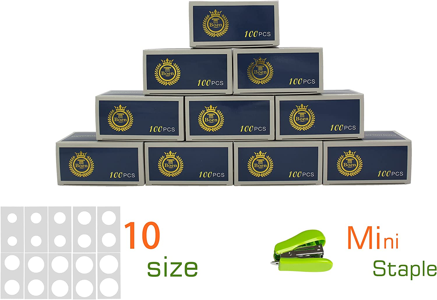 Boen Coin Flips 10 Assorted Sizes 1000Pcs Coin Holders for Colletors ...