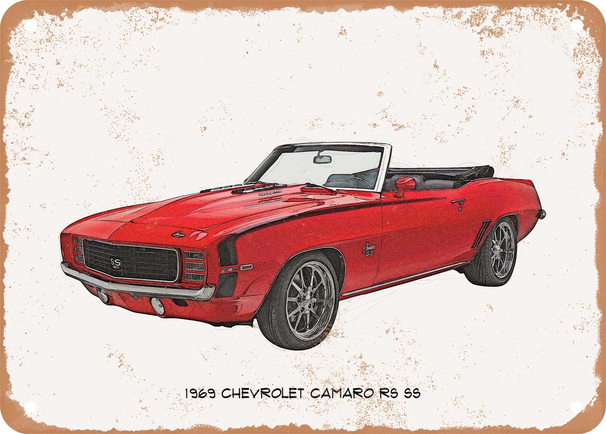 How To Draw A Camaro Ss 1969 Classic CHEVROLET 1969 CAMARO MAGENTA A1