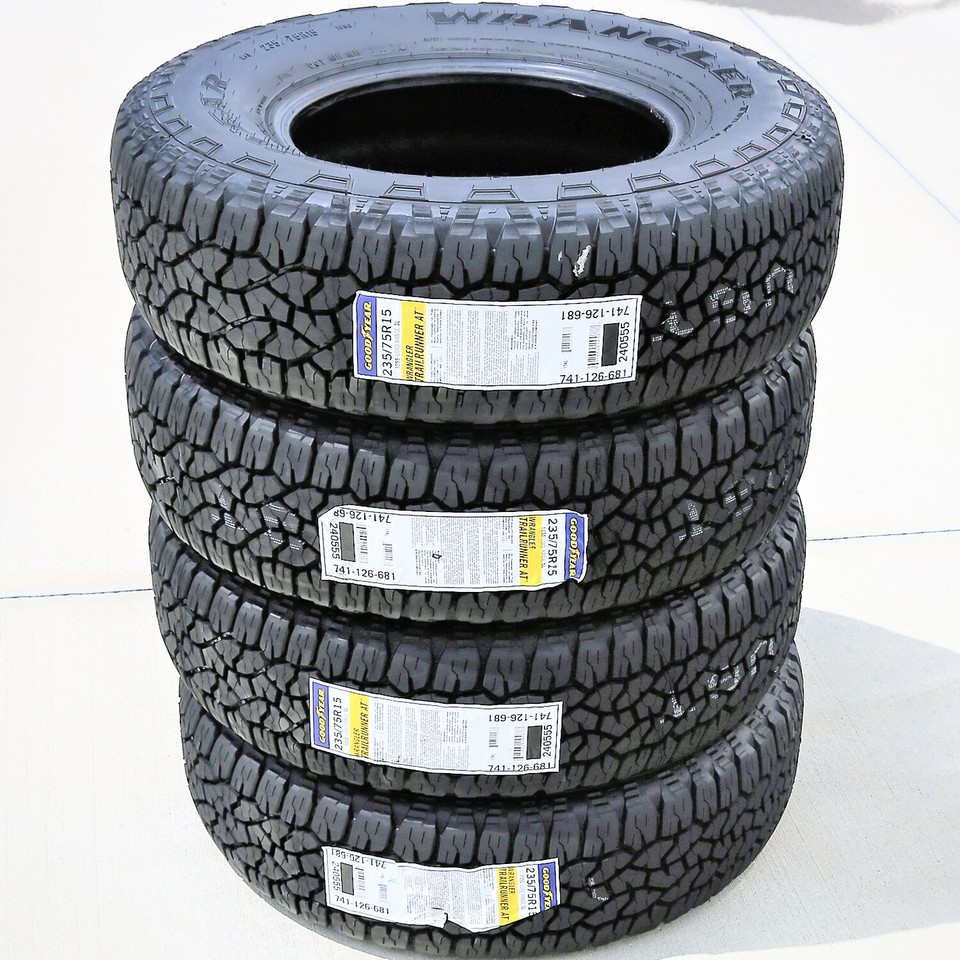 4 235/75R15 Goodyear Wrangler TrailRunner AT 105S A/T All Terrain ...