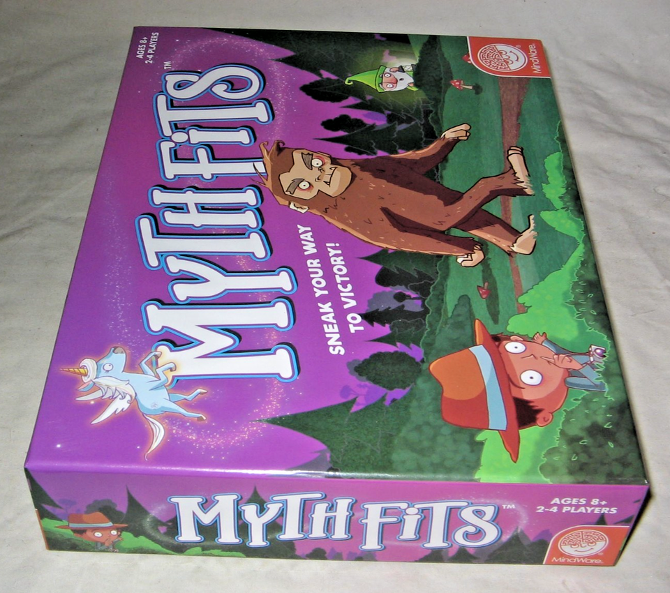 Mythfits Board Game Mythical Creatures by Mindware 100% complete Big ...