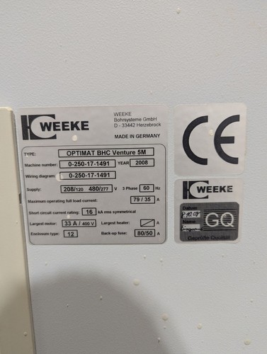 Weeke Venture 5M Horizontal Woodworking CNC Machine New 2008 | eBay