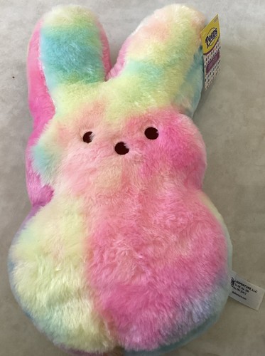 Peeps Easter Bunny Tie Dye Rabbit Just Born Animal Adventure 16" Pastel ...