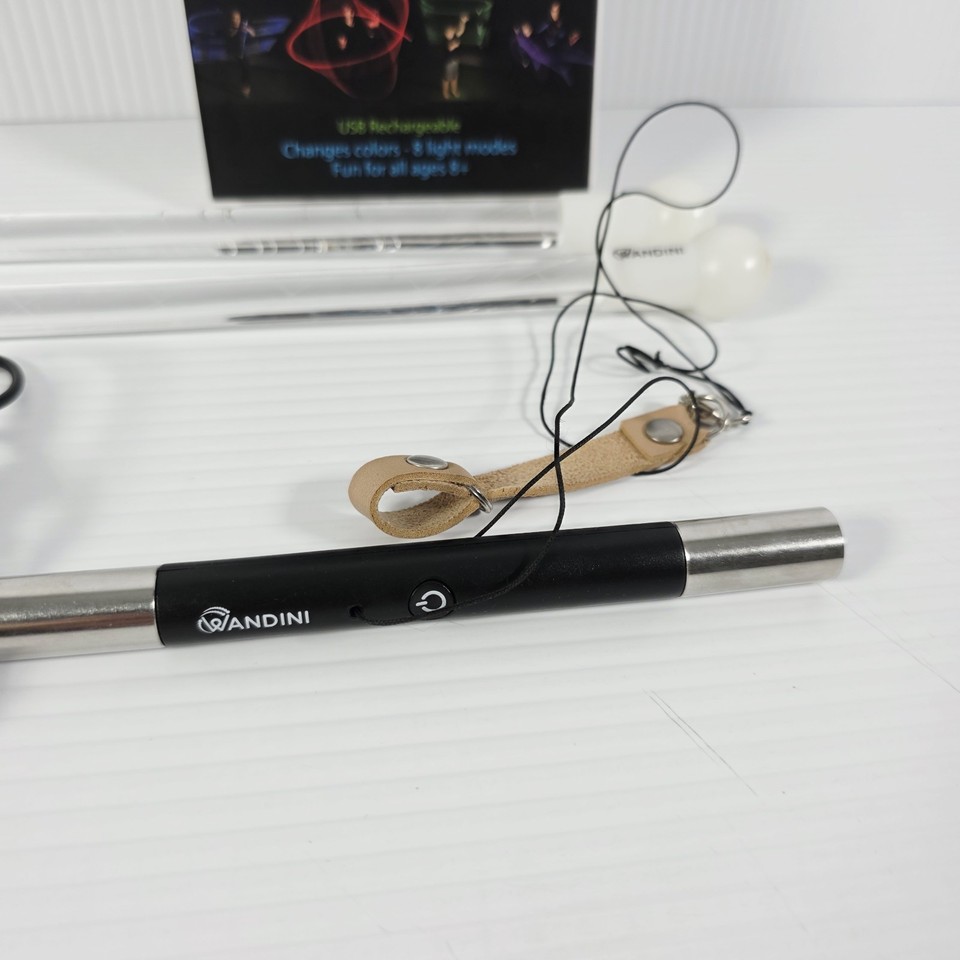 Wandini Glow.0 Magic Wand Collapsible LED Levitation Wand USB ...