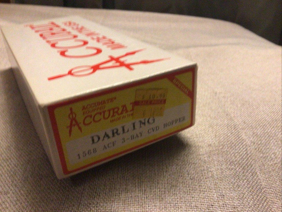 Accurail 1568 Limited Run ACF Covered Hopper Darling [Kit] (Charity) | eBay