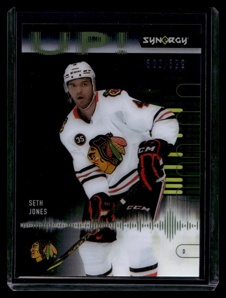 Seth Jones 2022 UD Synergy Cranked Up /699 /699 #CU-SJ Chicago ...