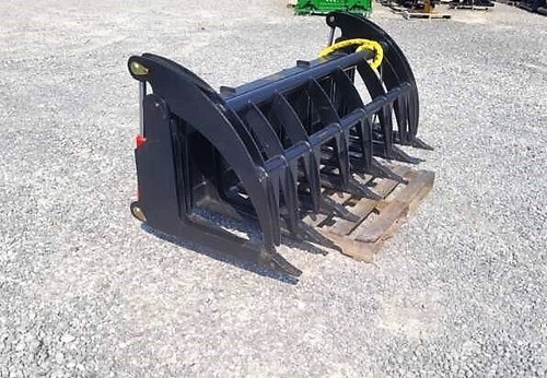 74'' Root Rake Clam Grapple with Skid Steer Quick Connect | eBay