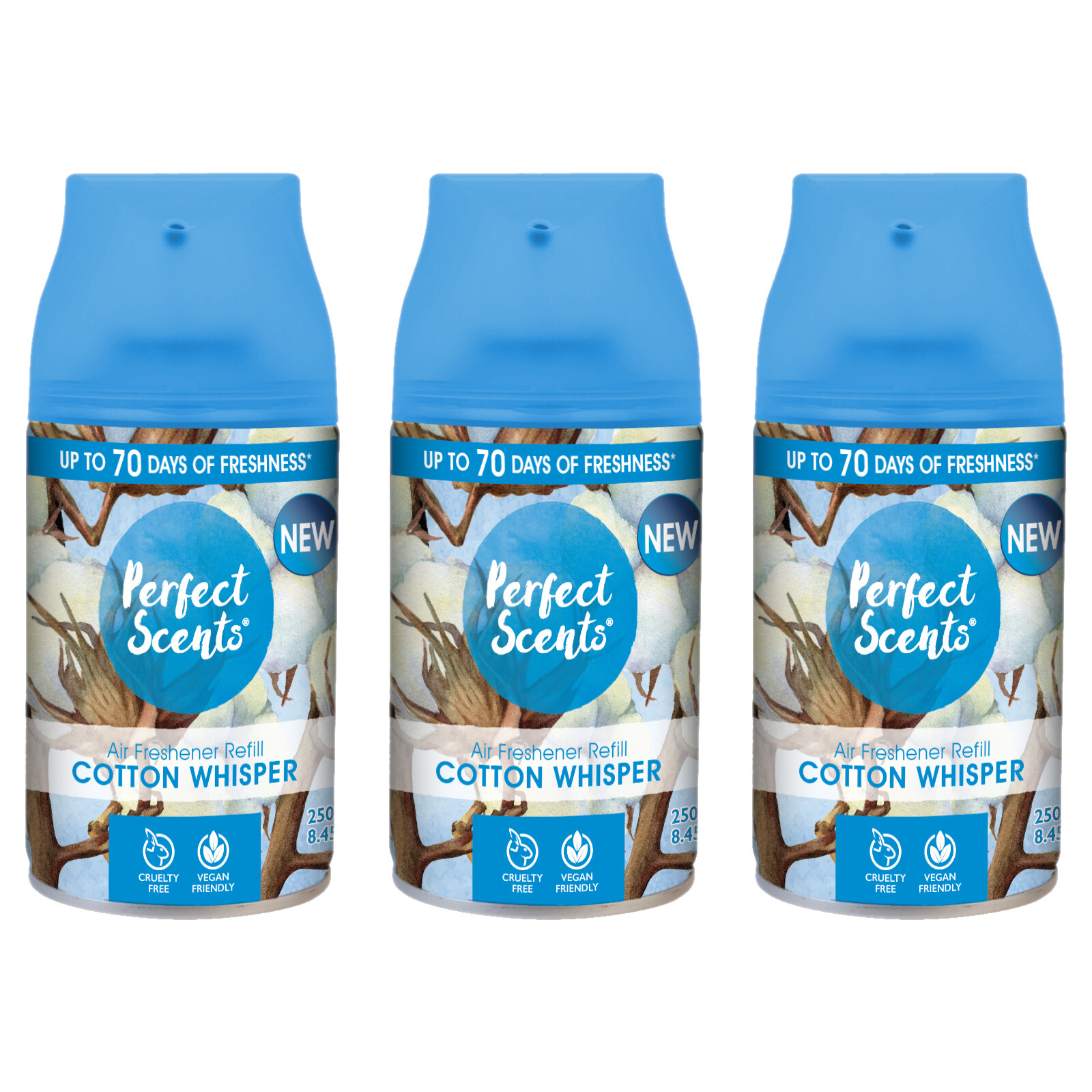 3x Perfect Scents Air Freshener Automatic Spray Refills 250ml | eBay