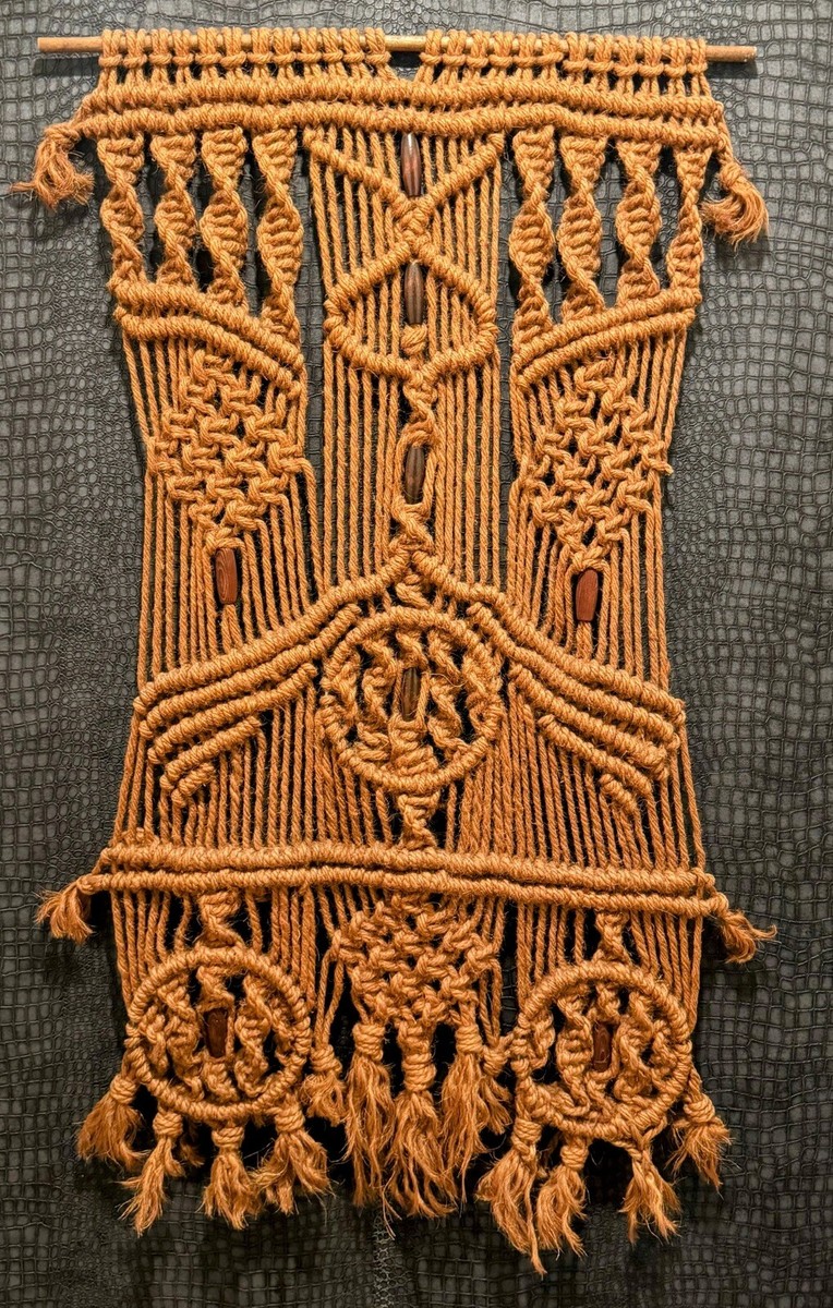 Vintage Macrame Wall Hanging