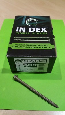 TIMco Index Screws | Timber Sleeper | Landscaping Timberlock of 50 ...